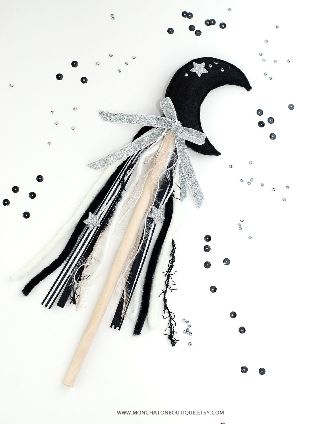 Halloween Magic Wand, Moon Wand, Halloween Witch Wand, Magician Wand ...