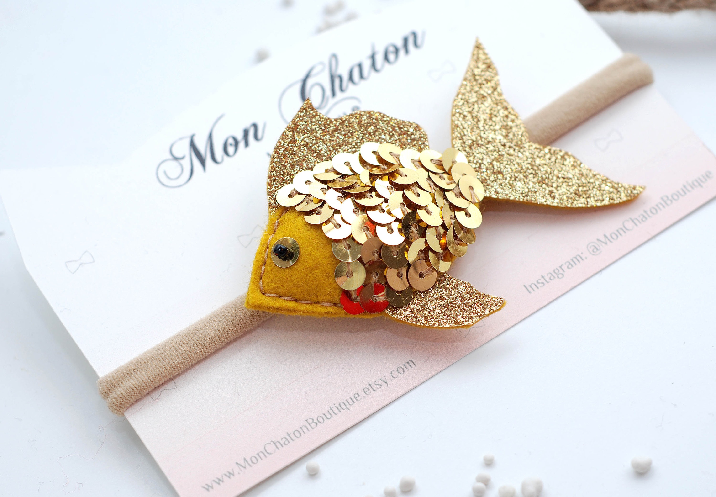 Felt Goldfish Hair Accessory Felt Fish headband Felt Hair | Etsy