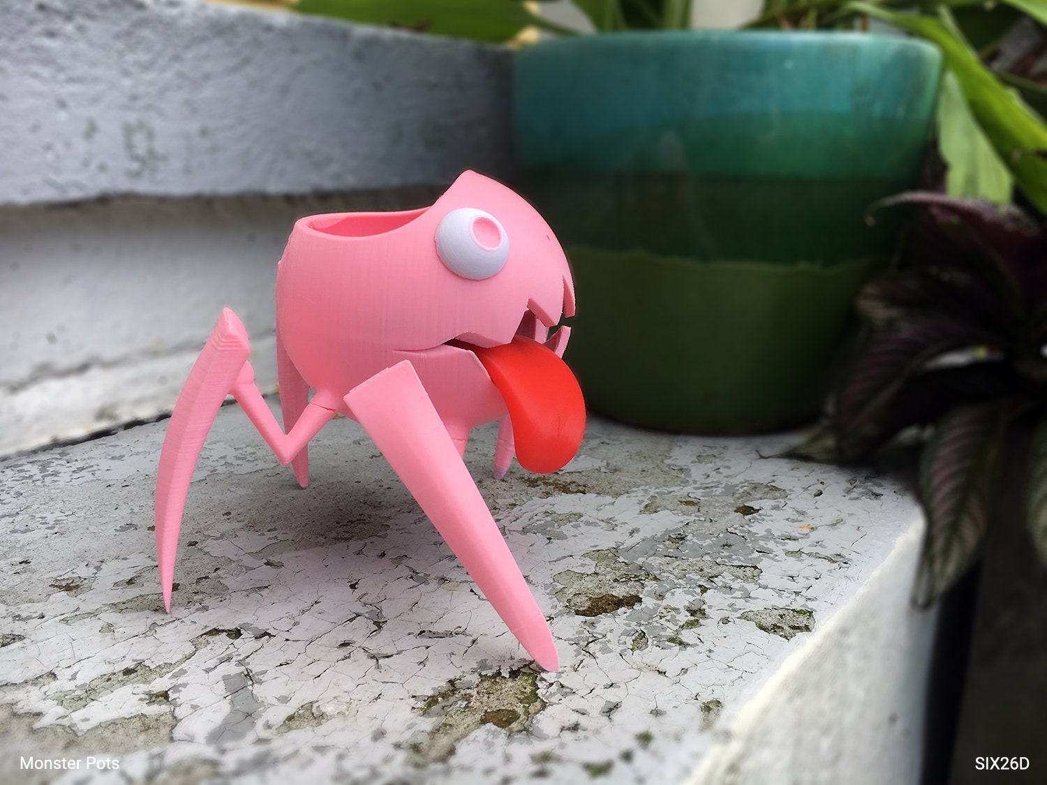 Monster Pots, Hubert - 3D Printed Planter - Etsy