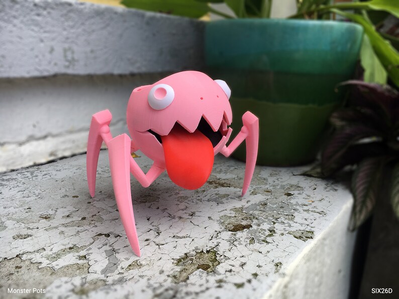 Monster Pots, Hubert - 3D Printed Planter - Etsy