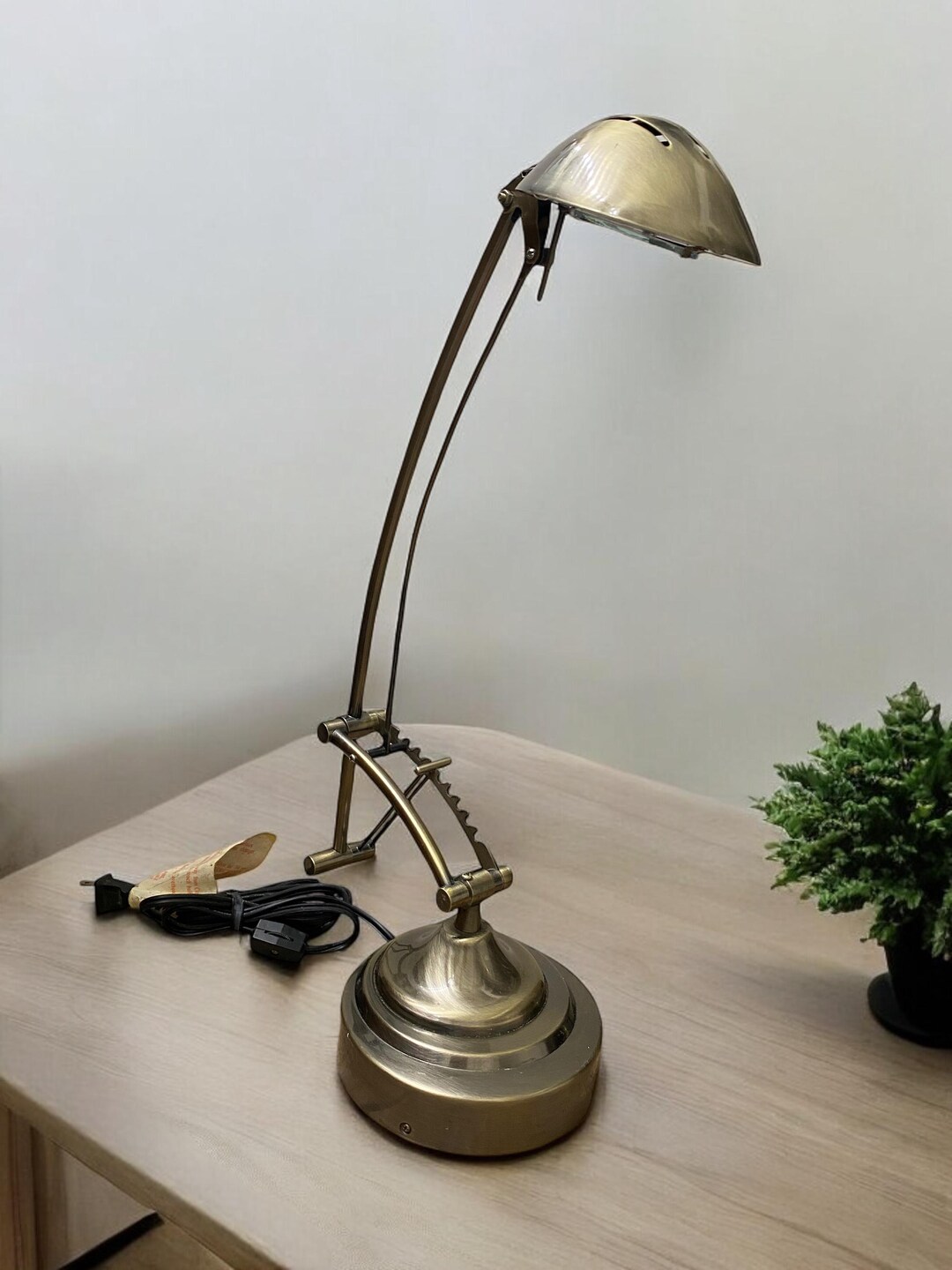 Dana Lighting Adjustable Halogen Task Desk Table Lamp Vintage RARE - Etsy
