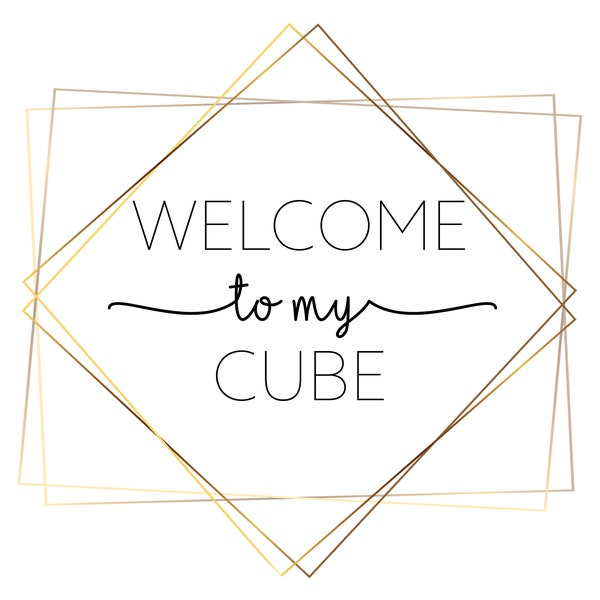 Welcome to My Cube - Etsy