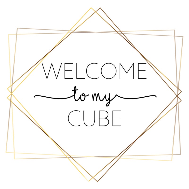 Welcome to My Cube - Etsy