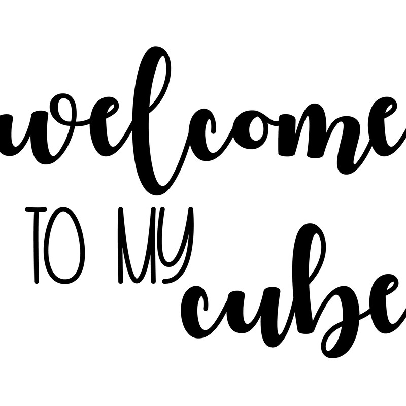 Welcome to My Cube - Etsy