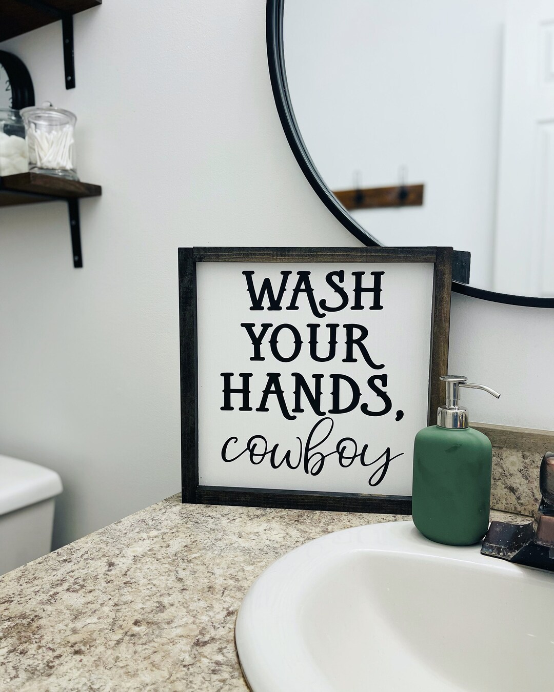 Wash Your Hands, Cowboy Sign, Cowboy Decor, Cowboy Western Sign ...
