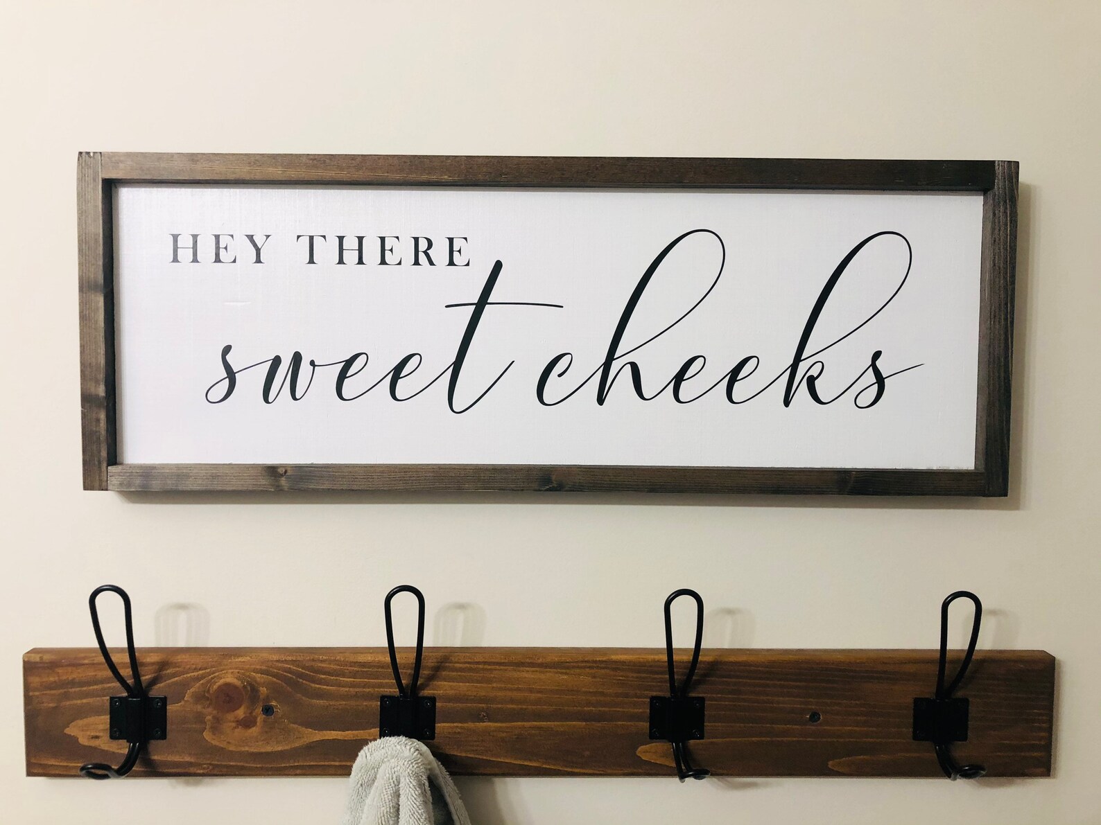 Hey There Sweet Cheeks Sign Hello Sweet Cheeks Funny - Etsy