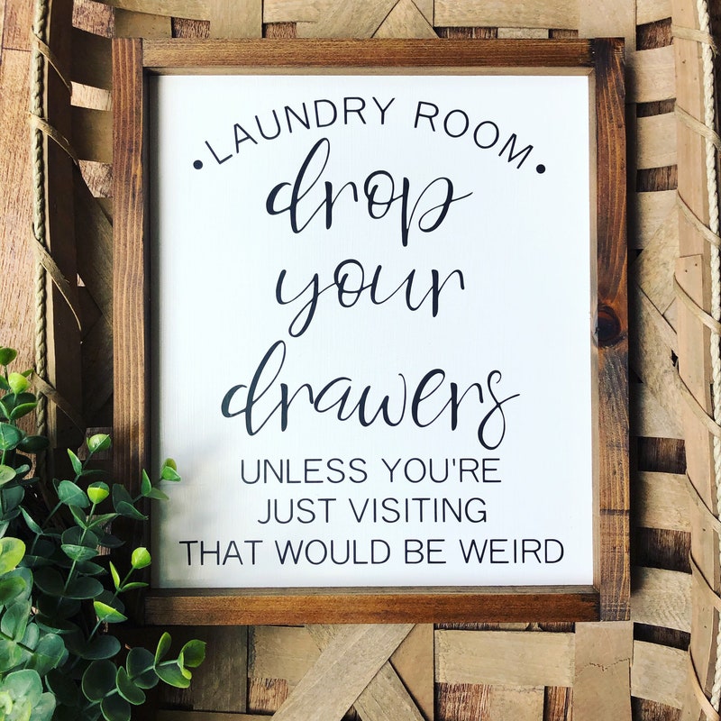 Funny Laundry Sign - Etsy