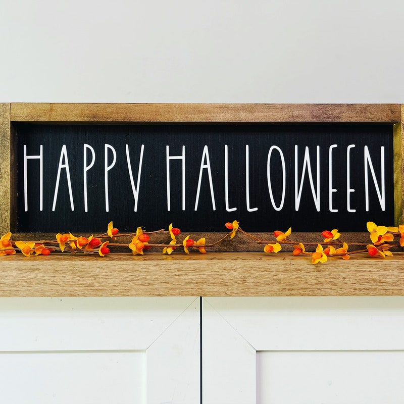 Happy Halloween Sign - Etsy
