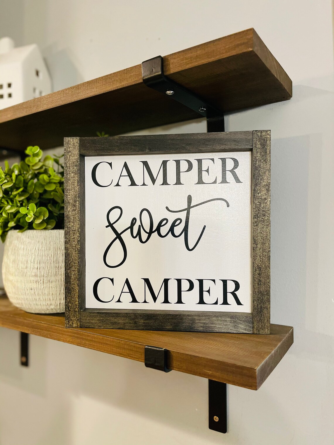 Camper Sweet Camper Wood Sign Camper Decor Camping | Etsy