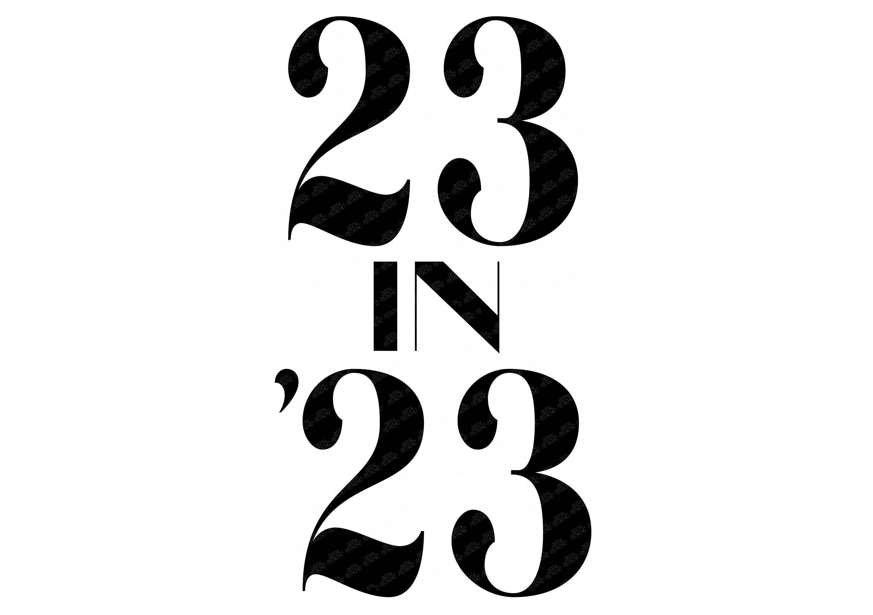 23 in 2023 SVG PNG, 23rd Birthday, It's My Birthday, This is 23 - Etsy