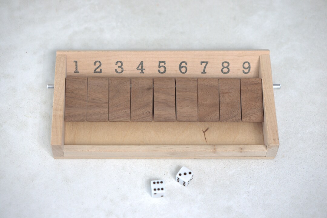 Shut the Box Game - Etsy