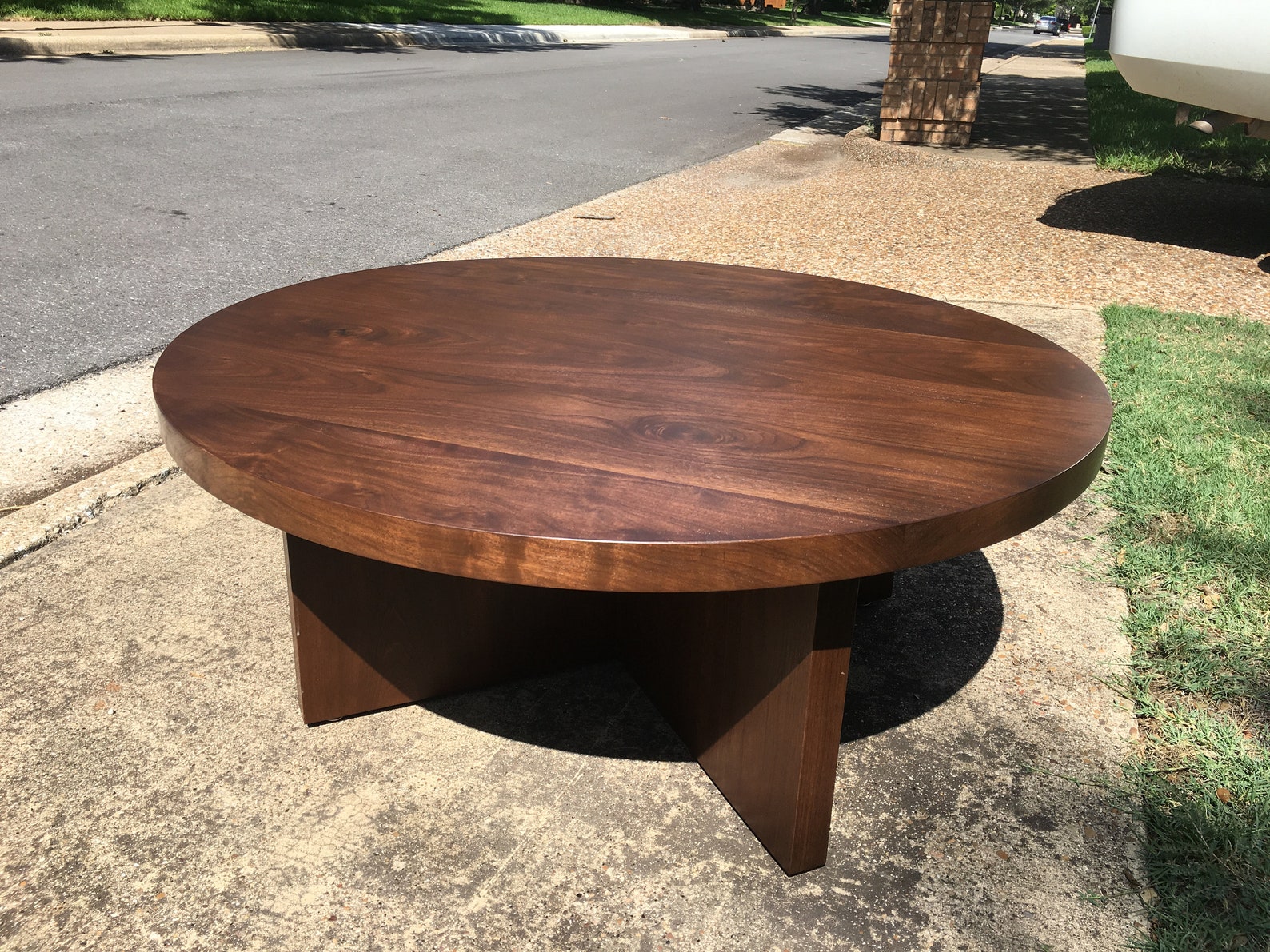 Solid Walnut Handmade Modern Coffee Table | Etsy