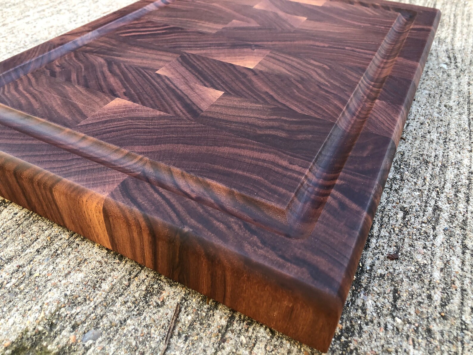 Large Custom Cutting Board Walnut End Grain Butcher Block - Etsy