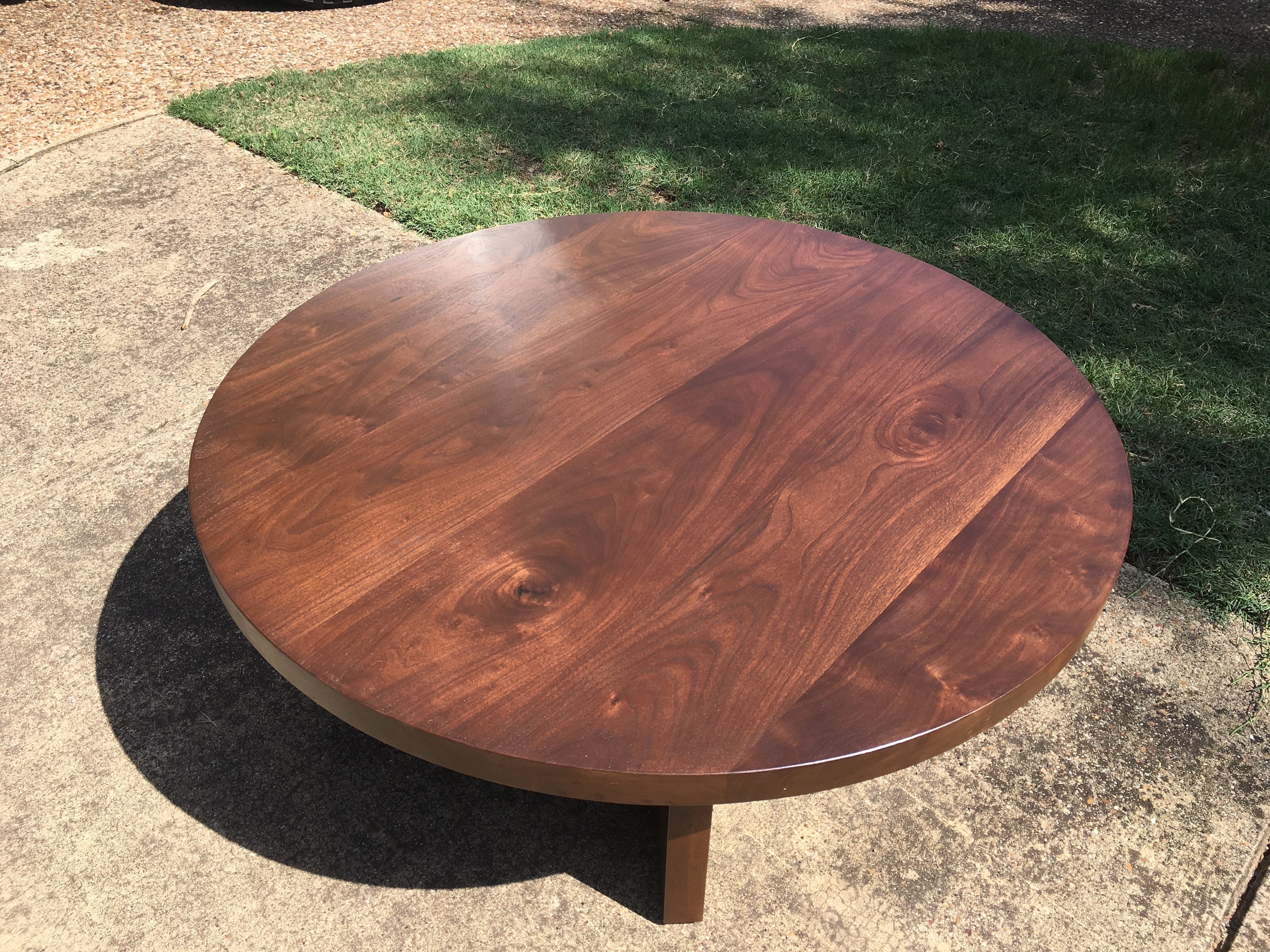 Solid Walnut Handmade Modern Coffee Table - Etsy