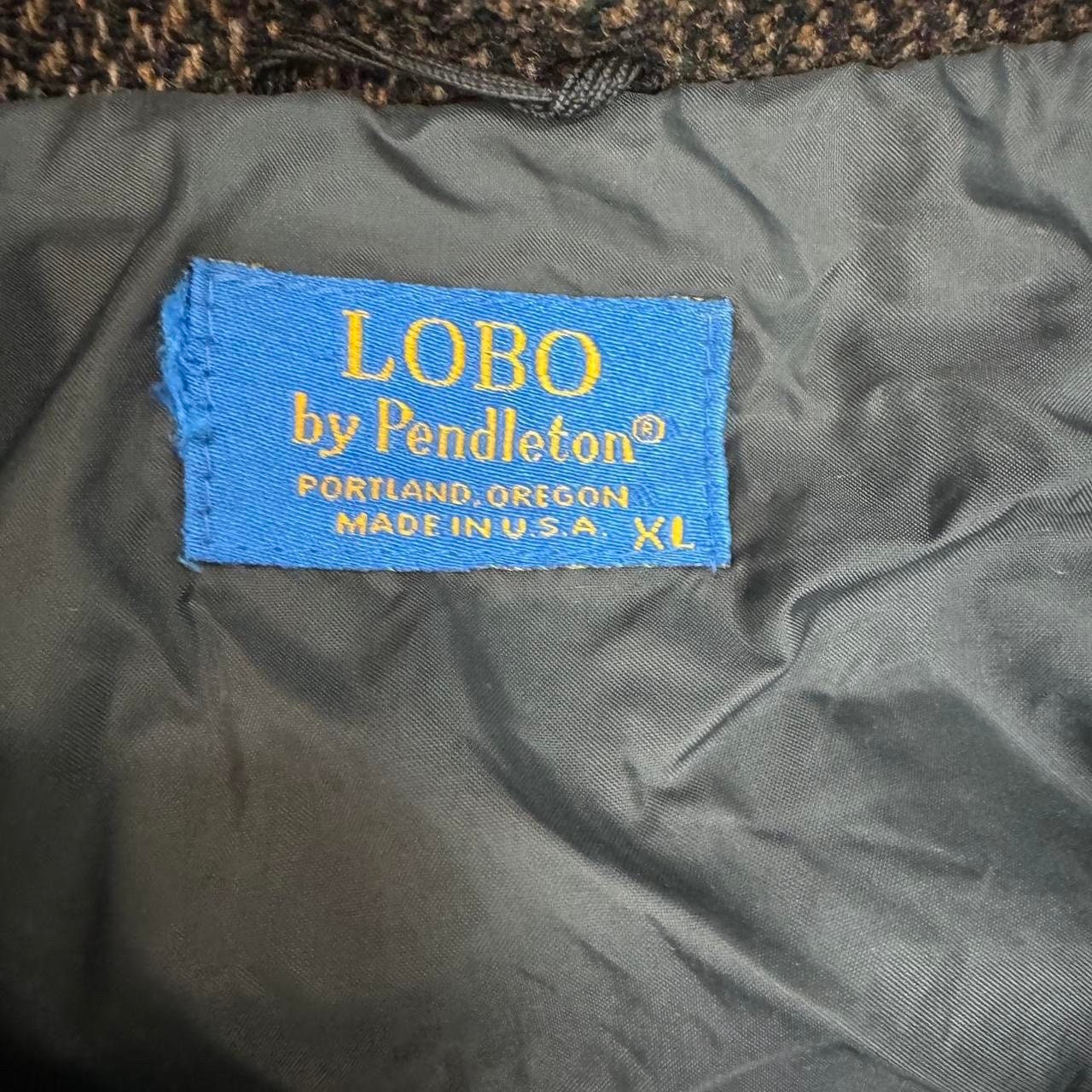 90s Pendleton LOBO Brown Zip up Button up Jacket Collard Coat - Etsy