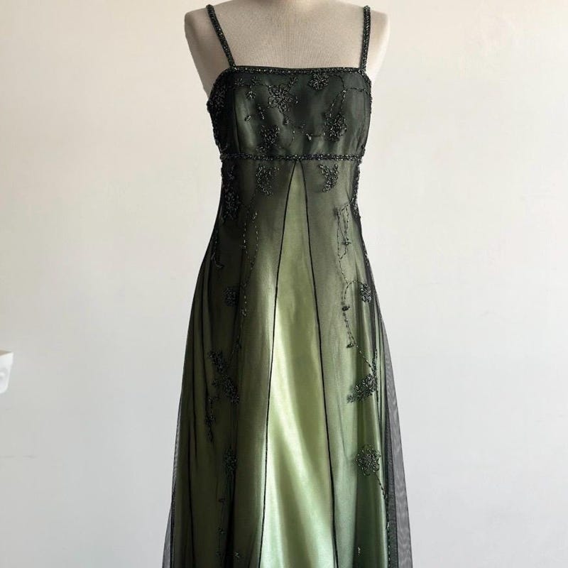 Brown Beaded Overlay - Etsy