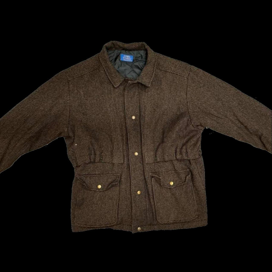 90s Pendleton LOBO Brown Zip up Button up Jacket Collard Coat - Etsy