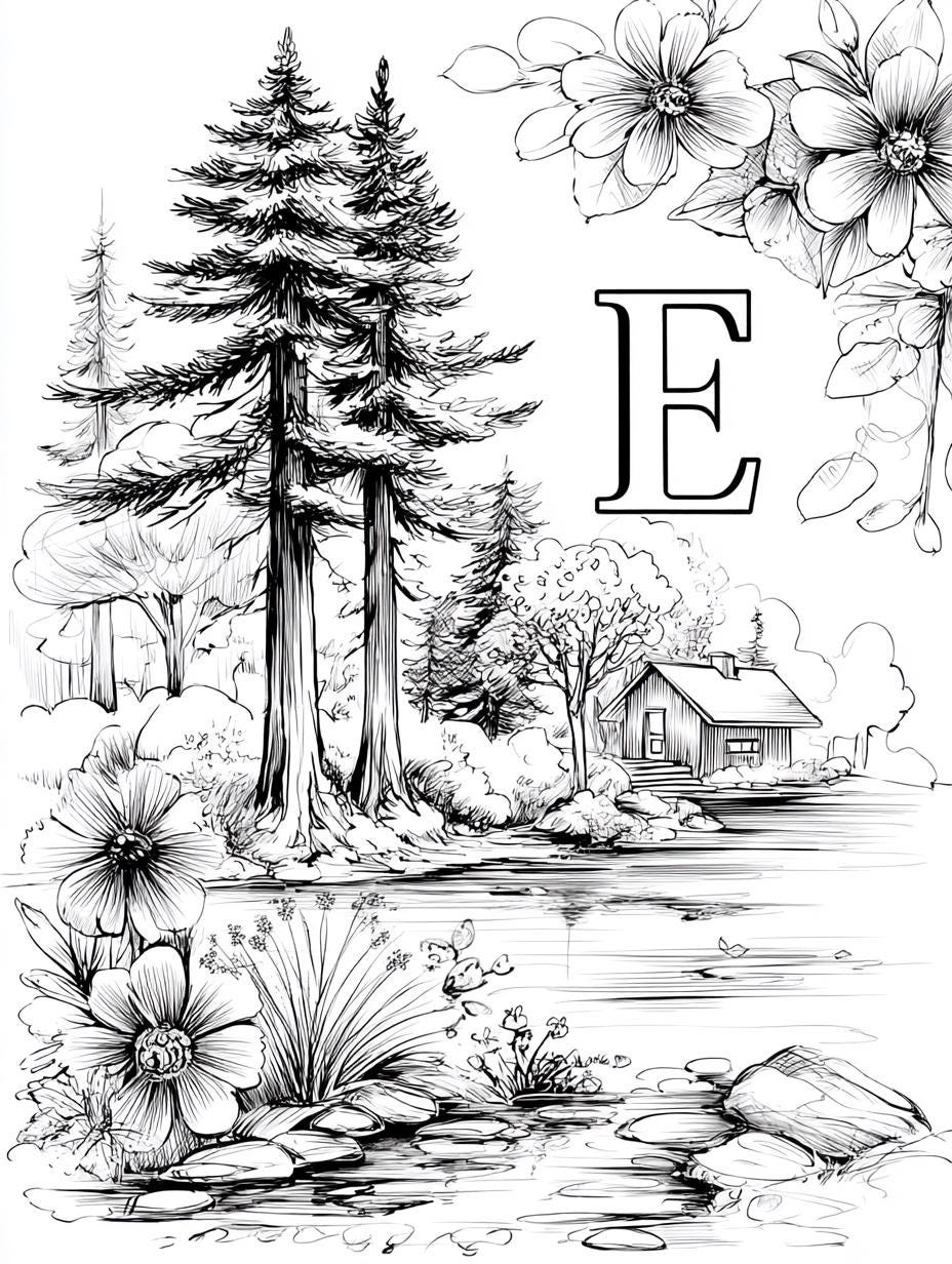 Autumn-themed Coloring Alphabet A-Z - Etsy