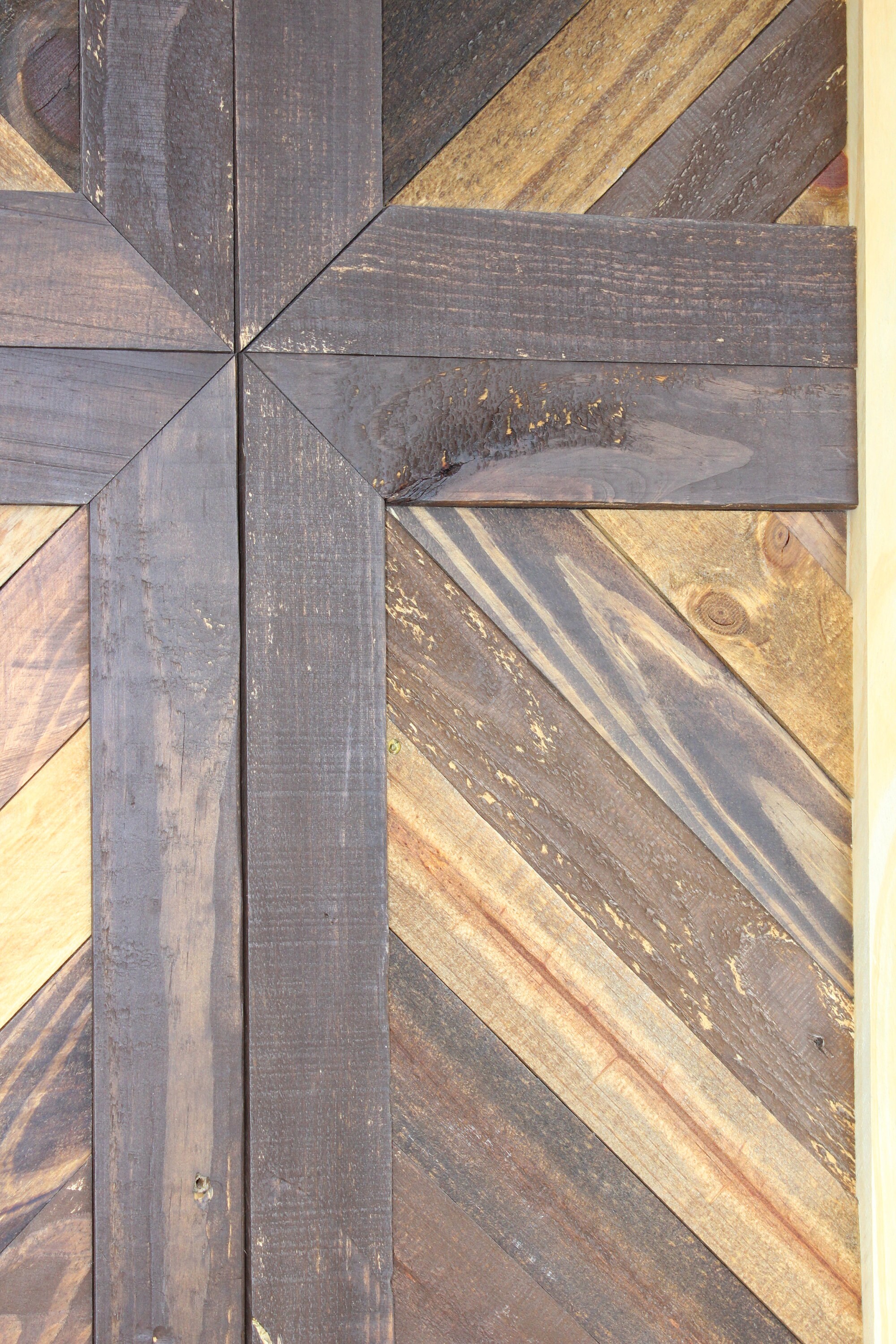 Rustic Wood Cross Mosaic - Etsy