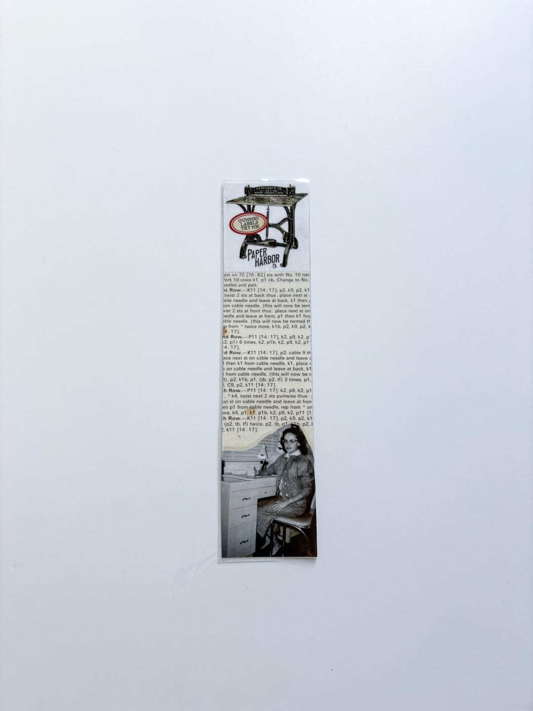 Handmade Collage Bookmark - Etsy