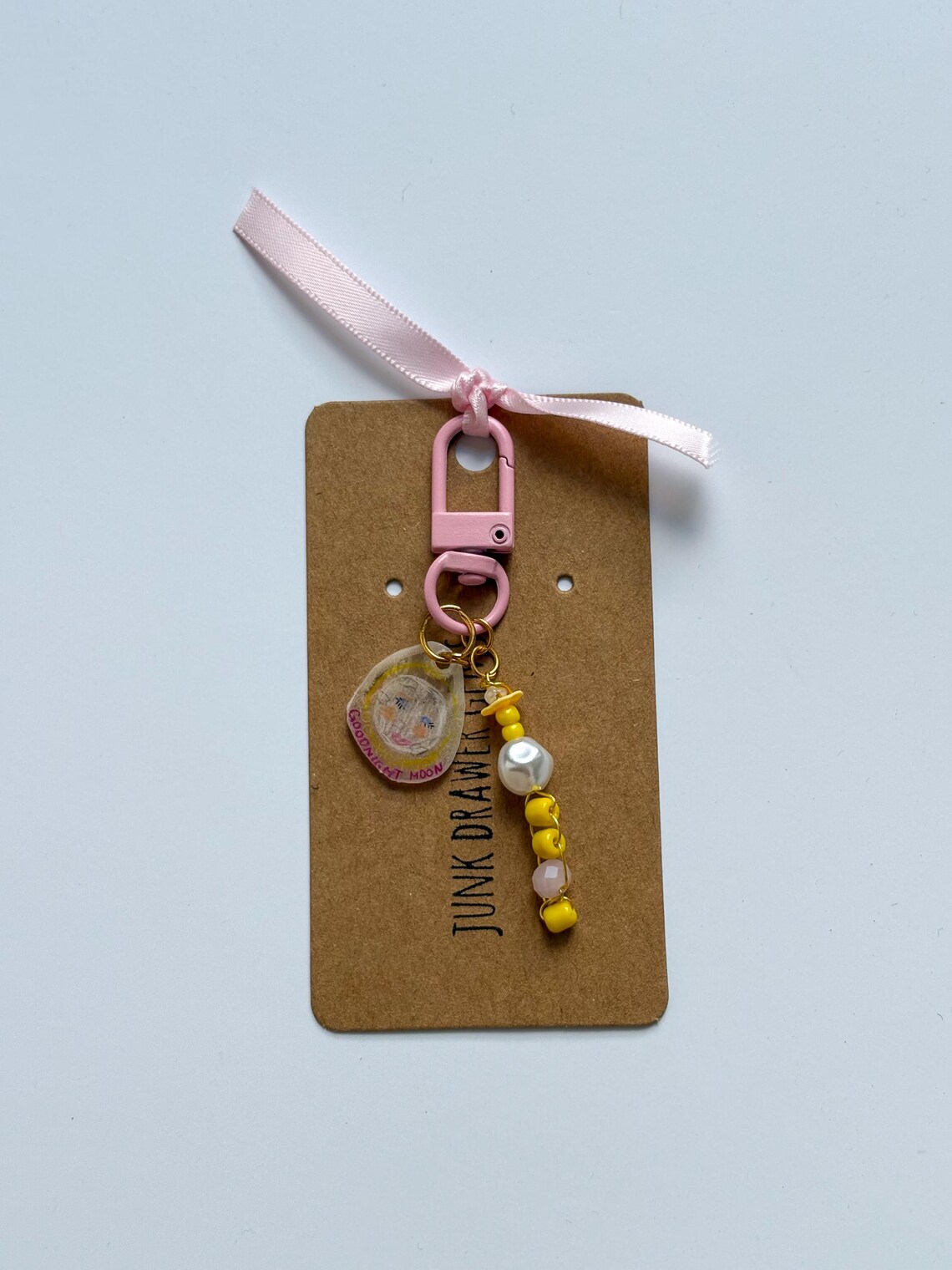 Goodnight Moon Beaded Keychain - Etsy