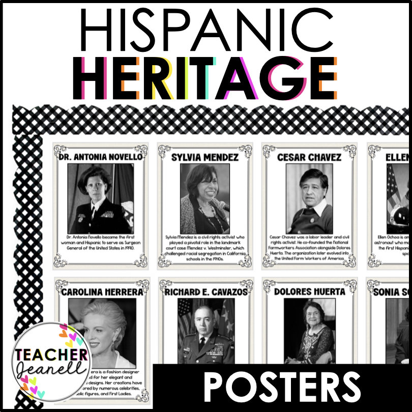 Hispanic Heritage Month Bulletin Board, Hispanic Heritage Month Posters ...