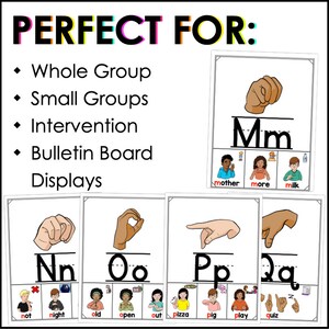 ASL Posters, ASL Alphabet Posters, American Sign Language Posters, ASL ...