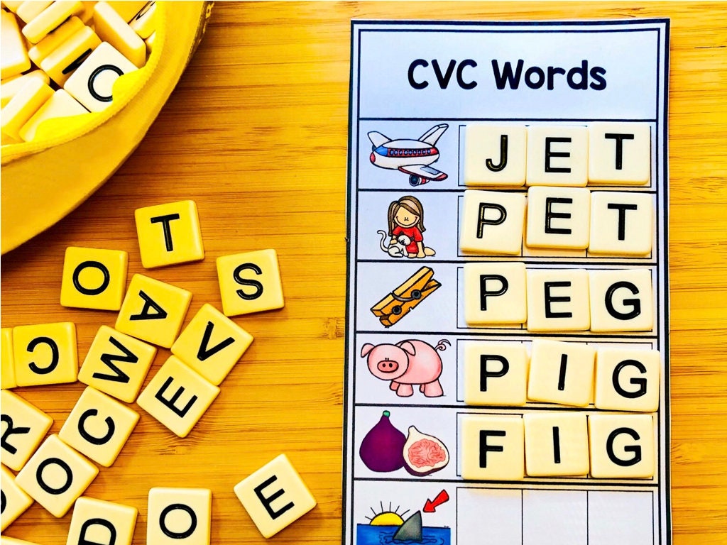 Short Vowels Word Ladder Word Chain CVC Words Word Family - Etsy