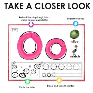 Alphabet Activities, Alphabet Playdough Mats, Beginning Sounds Play ...