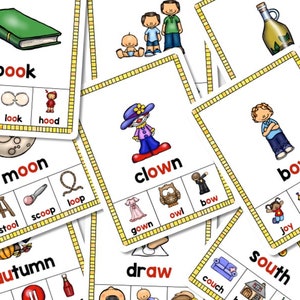 Phonics Posters Diphthong Posters Classroom Posters | Etsy