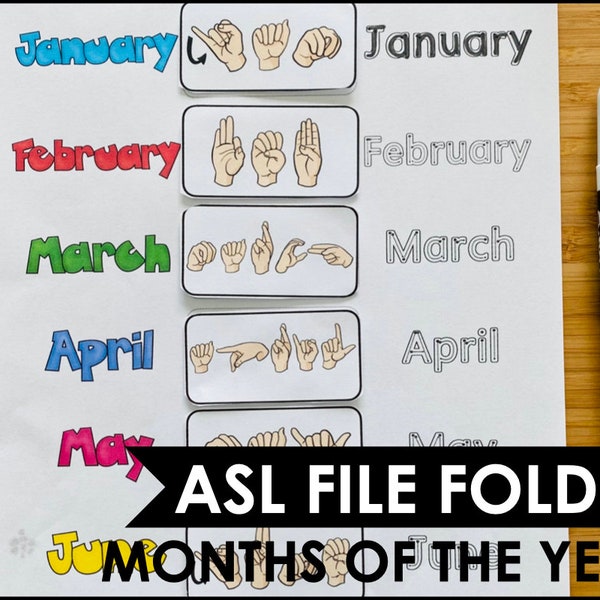 Asl File Folder - Etsy