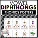 Phonics Posters, Diphthong Posters, Classroom Posters, Educational ...