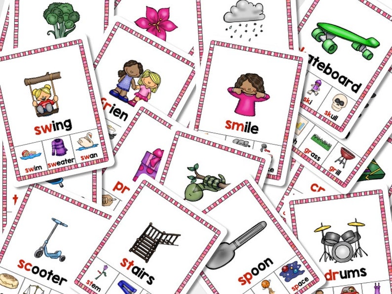 Blends Posters Consonant Blends Phonics Posters Classroom - Etsy