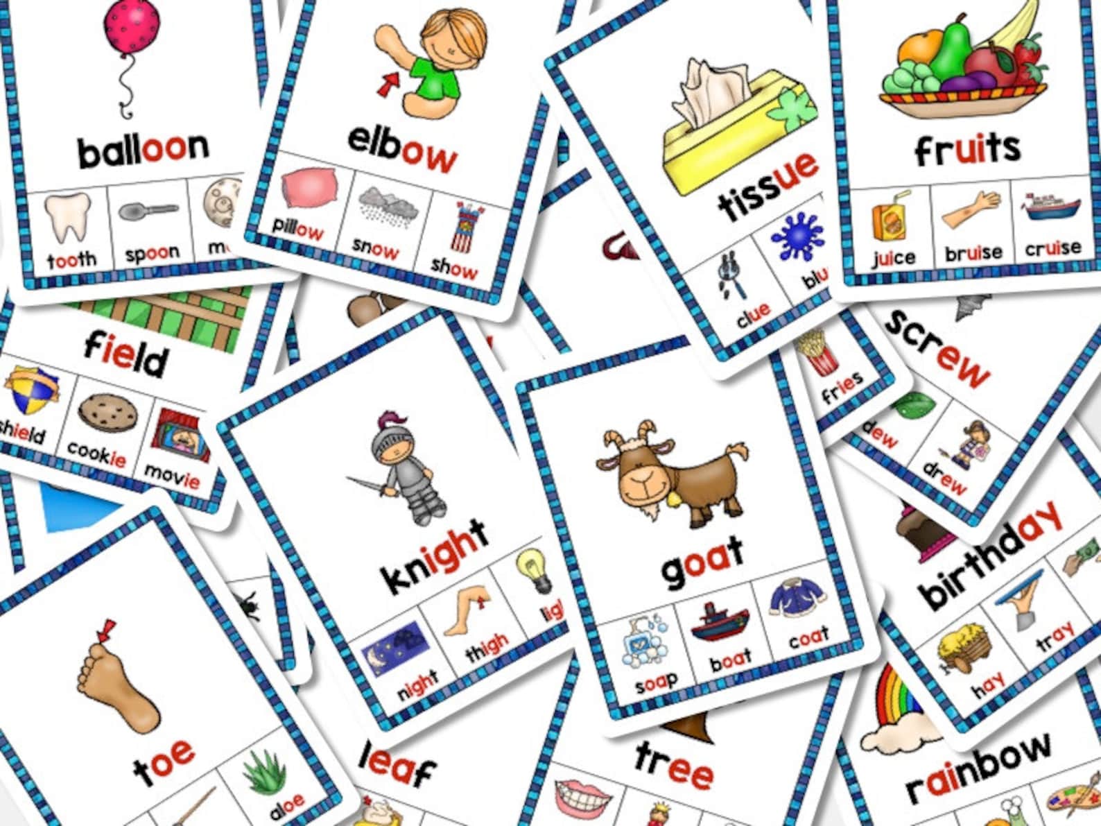 Long Vowel Posters Phonics Posters Vowel Teams Vowel Pairs - Etsy