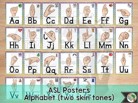 Free Printable American Sign Language Alphabet: Sign, 58% OFF