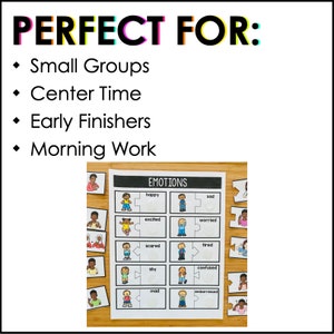 ASL Feelings and Emotions Matching Activity, ASL Emotions File Folder ...