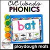 CVC Word Sliders, Segmenting and Blending Cards, Short Vowels, Word ...