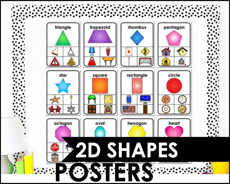 Form Poster 2D Form Poster 2D Formen in der Umwelt Poster - Etsy.de