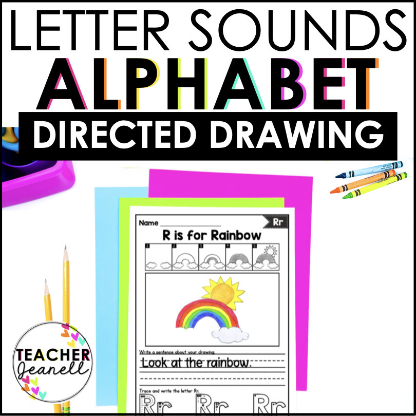 Alphabet Worksheets Alphabet Directed Drawing Directed - Etsy
