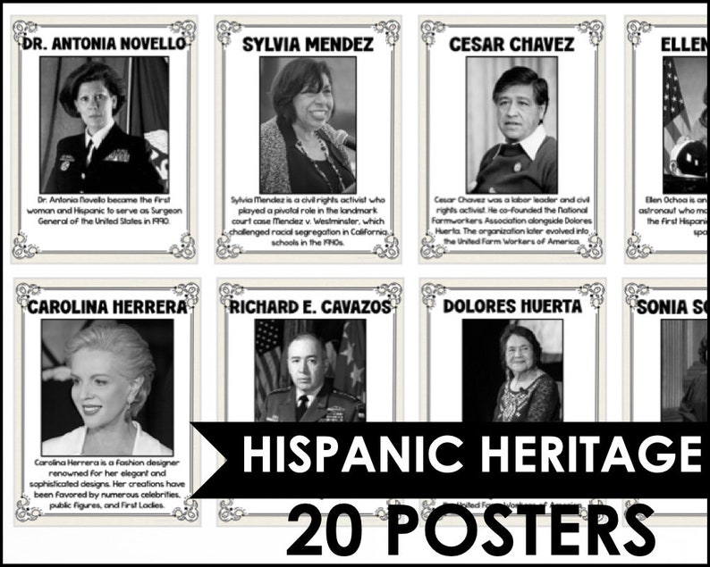 Hispanic Heritage Month Bulletin Board - Etsy
