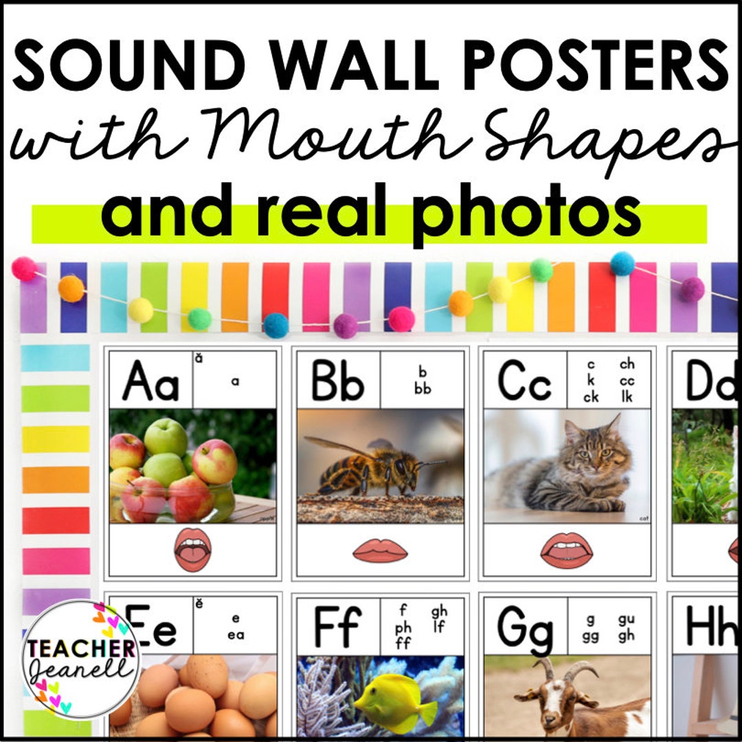 Sound Wall Poster Phonics Mastery Kit Sound-spelling Wall Posters ...