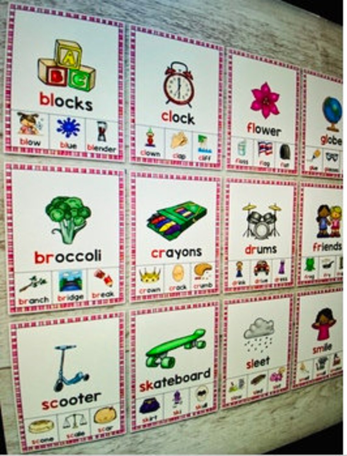Blends Posters Consonant Blends Phonics Posters Classroom | Etsy