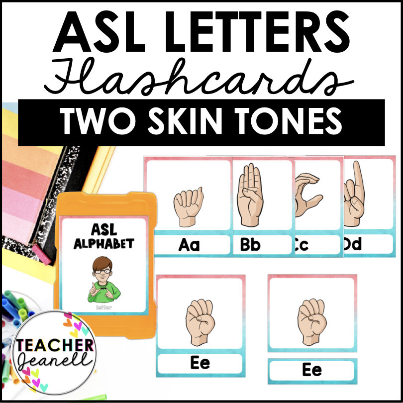 ASL Flashcards Alphabet, ASL Alphabet Montessori Cards, ASL Printable ...