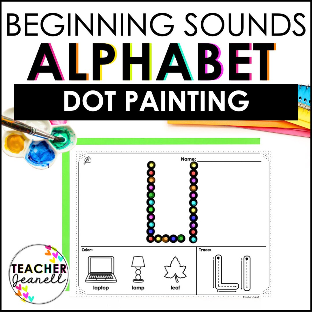 Alphabet Qtip Painting, Letter Recognition, Beginning Sounds Activities ...