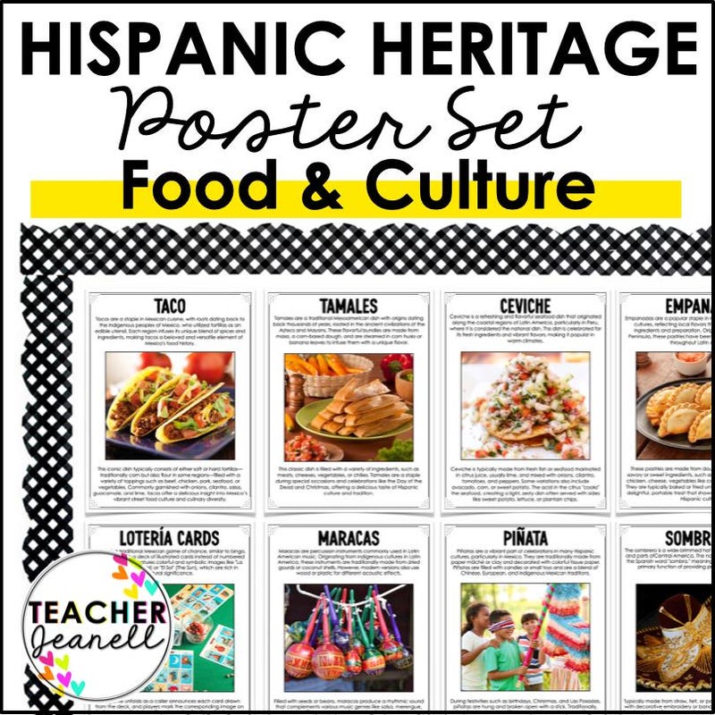Hispanic Heritage Poster - Etsy