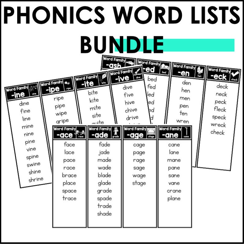 Phonics Word Lists | Science of Reading | Segmenting and Blending ...