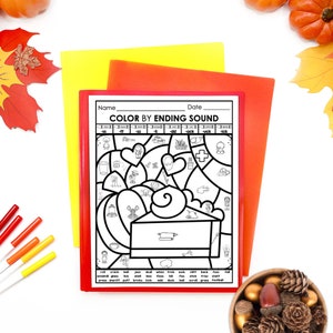 Thanksgiving Color by Code, Thanksgiving Coloring Pages, Thanksgiving ...
