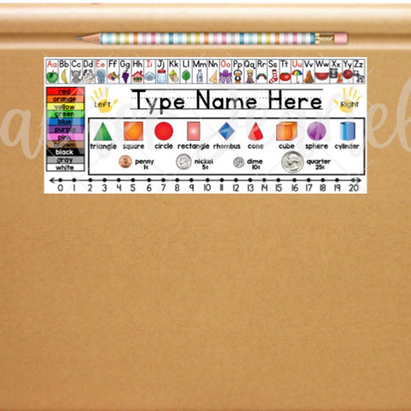 Desk Name Tags - Etsy