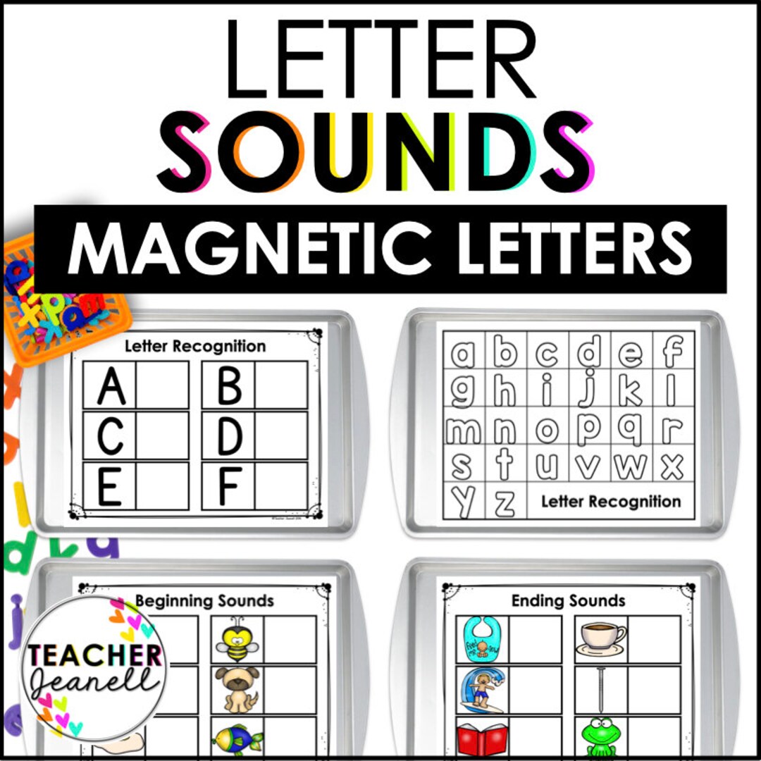 Alphabet Activity Mats, Alphabet Magnetic Letter Center, Beginning ...