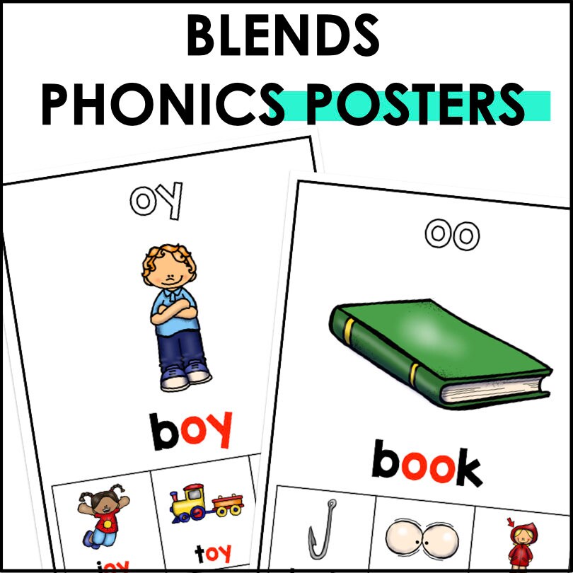 Phonics Posters, Diphthong Posters, Classroom Posters, Educational ...